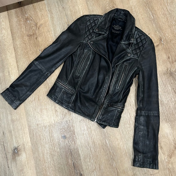 All Saints | Jackets & Coats | All Saints Leather Jacket | Poshmark